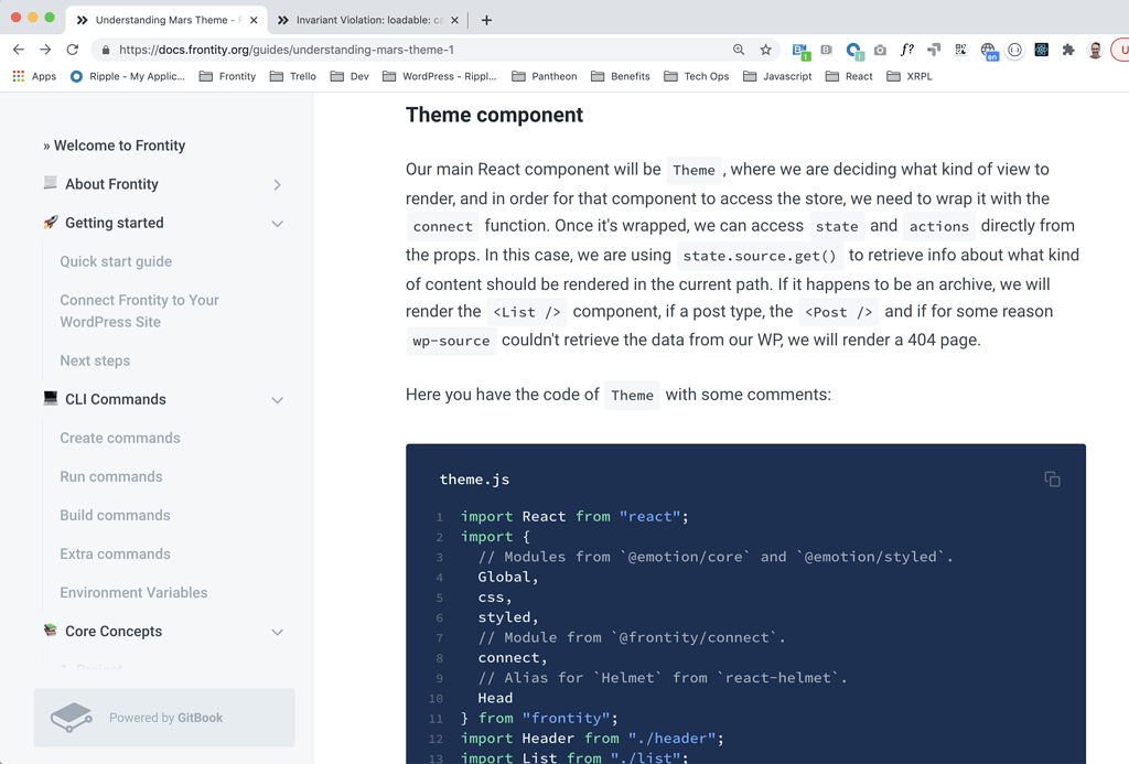 Understanding Mars Theme Documentation Update - 📖 Documentation - Frontity Community Forum